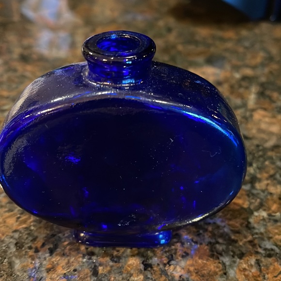 Vintage | Accents | Vintage Antique Blue Glass | Poshmark